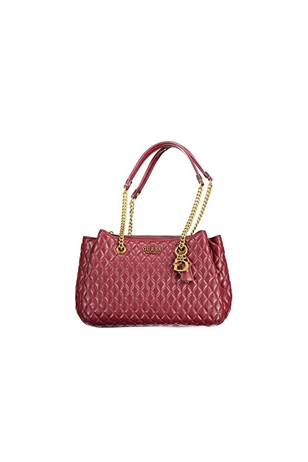 Guess Maila Sac porté épaule Rouge foncé