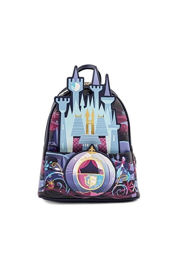 Loungefly Disney Cinderella Castle Series Womens Double Strap Shoul...